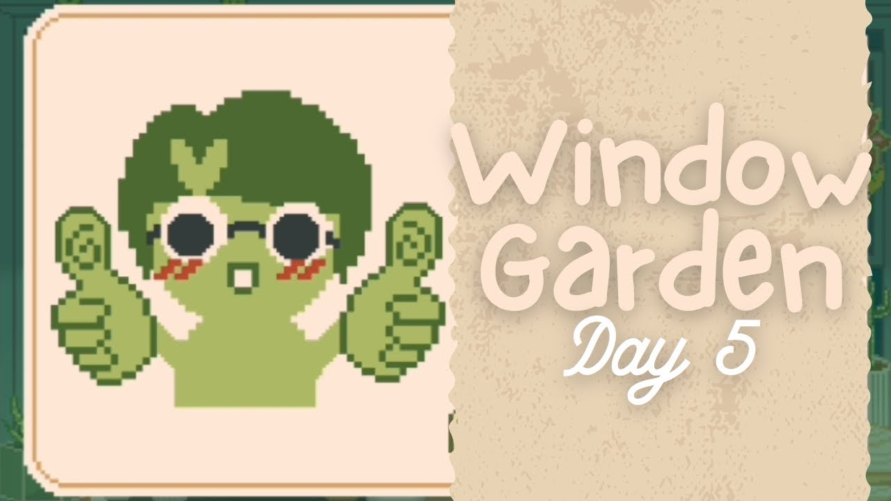 Day 5: New Update! | WINDOW GARDEN LoFi Idle Game - YouTube