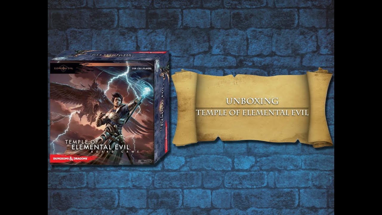 Unboxing Temple of elemental evil. DUNGEONS AND DRAGONS juego de mesa ...