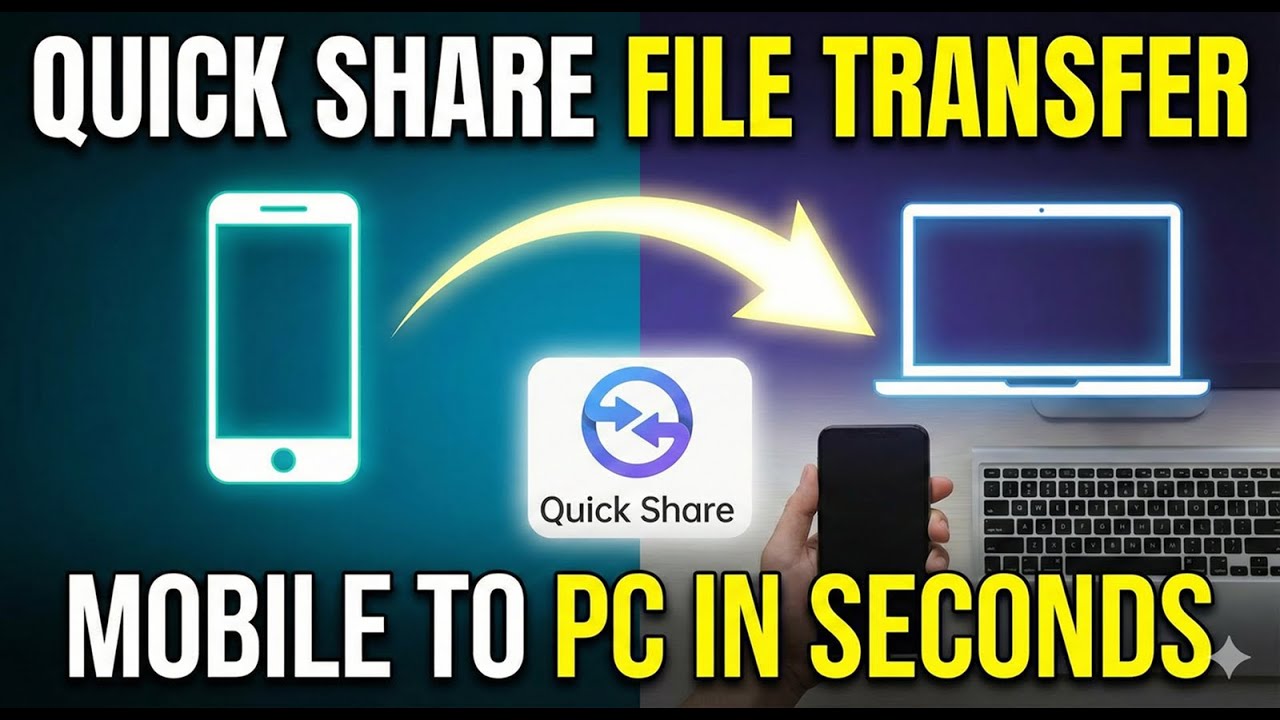 How to tranfer files from phone to pc using quick share #windows11 # ...
