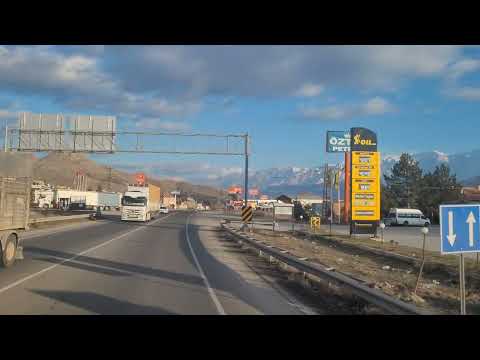Ulukışla Pozantı arası yol manzarası.