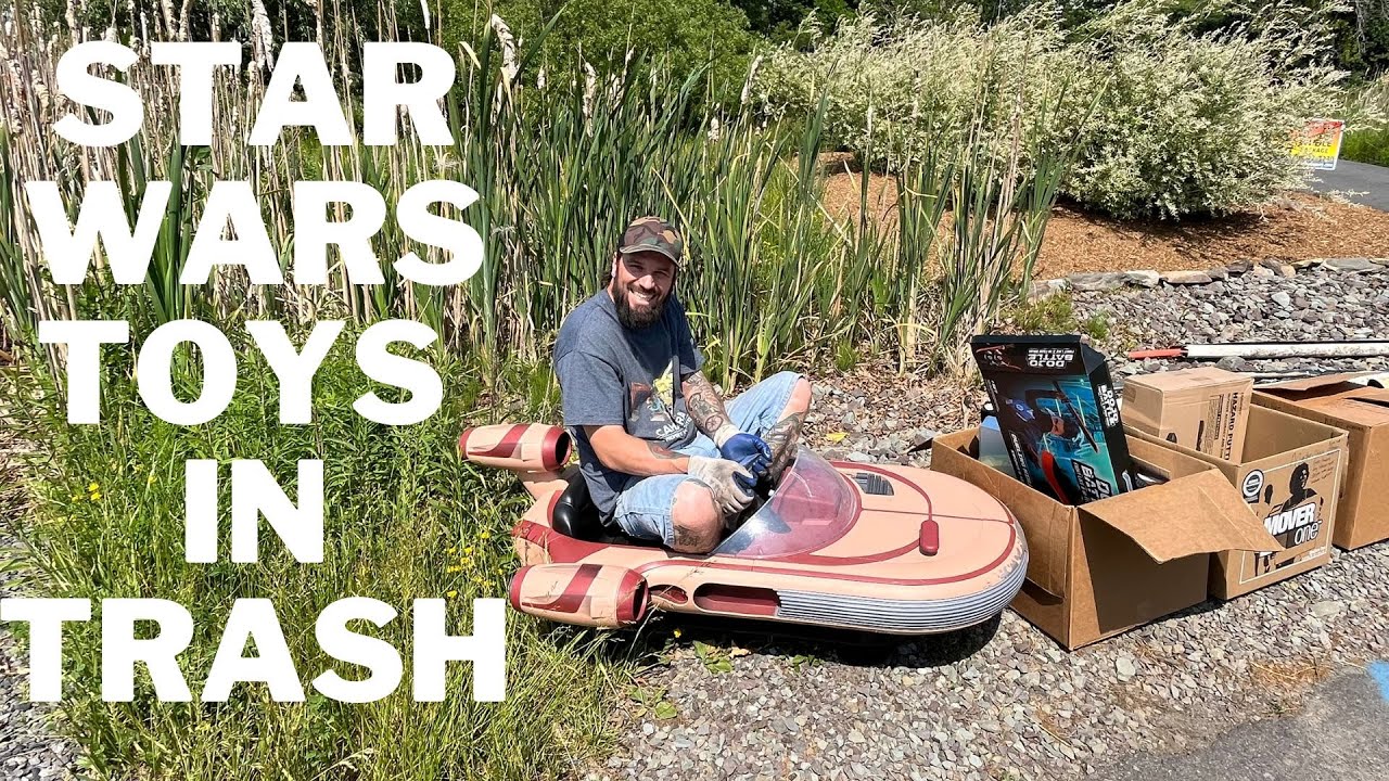 Star Wars Toys In The TRASH / Trash Picking - YouTube