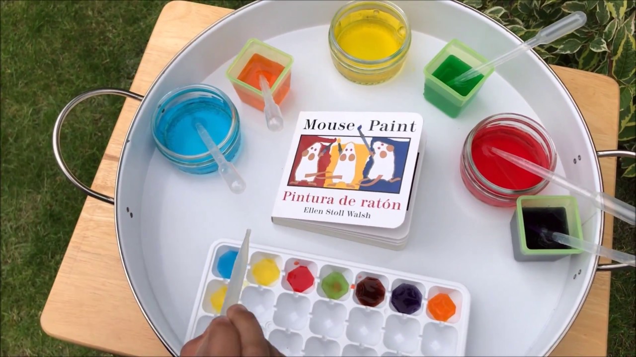 Colour Mixing inspired by Mouse Paint - YouTube