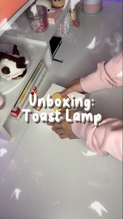 Asmr Unboxing The Cutest Lamp 🍞 Setup Mydesk Deskdecor Desklamp Asmr Youtube
