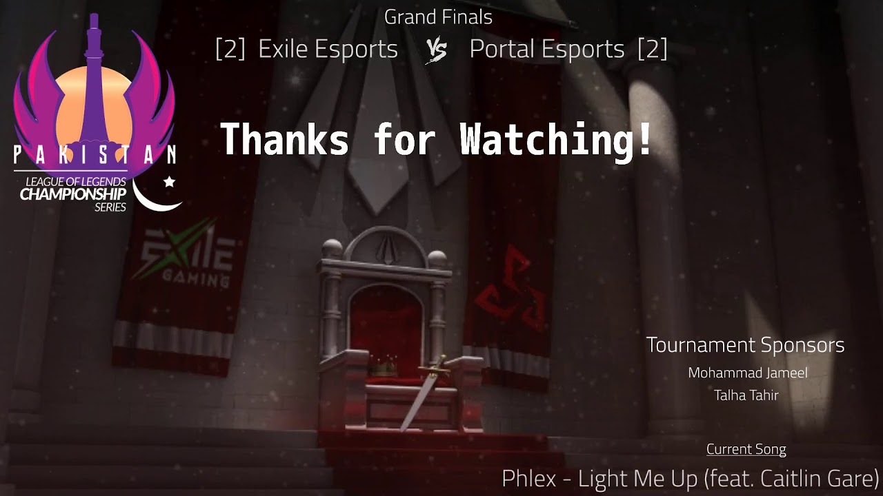 Pakistan LCS - GRAND FINALS (Exile Esports vs. Portal Esports) - YouTube