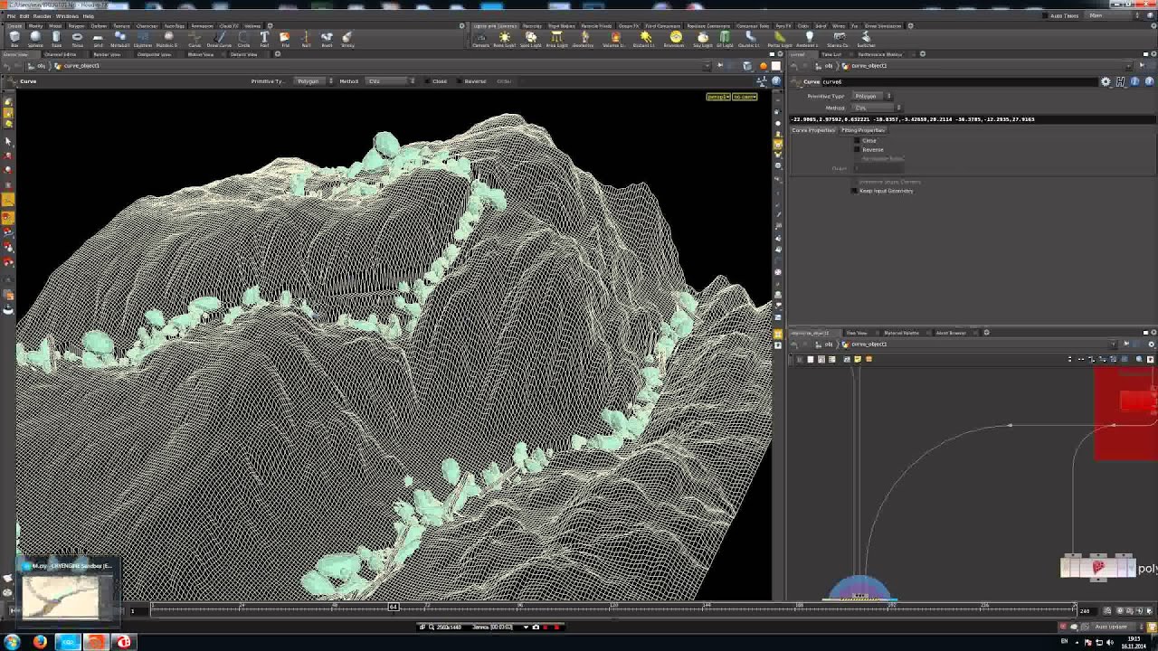 cryengine 3 procedural river (Houdini 13) - YouTube