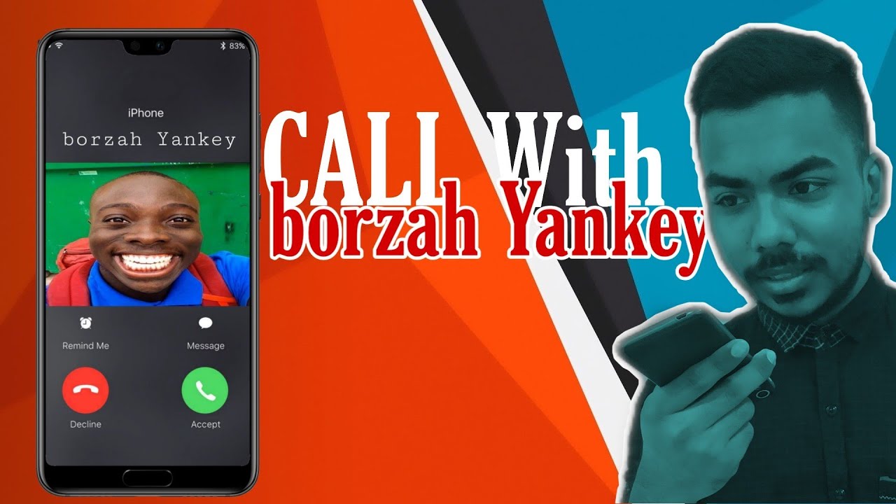 Call With Borzah Yankey | 2020 bangla funny call interview - YouTube