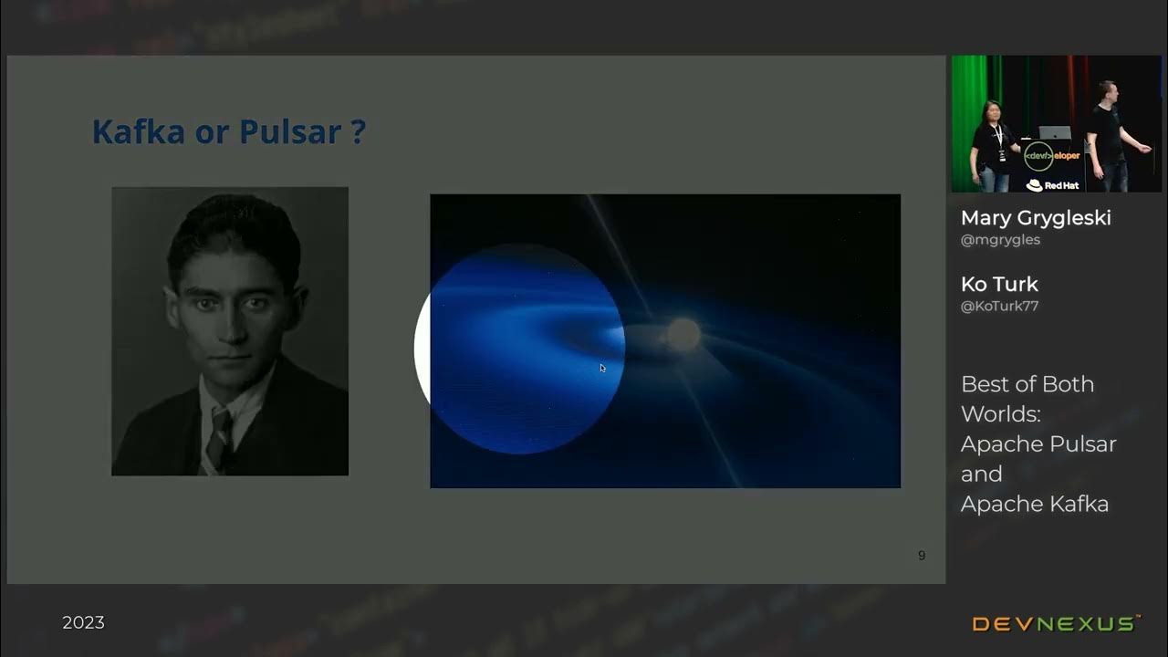 Devnexus 2023 - Best of Both Worlds: Apache Pulsar and Apache Kafka - Mary Grygleski, Ko Turk ...