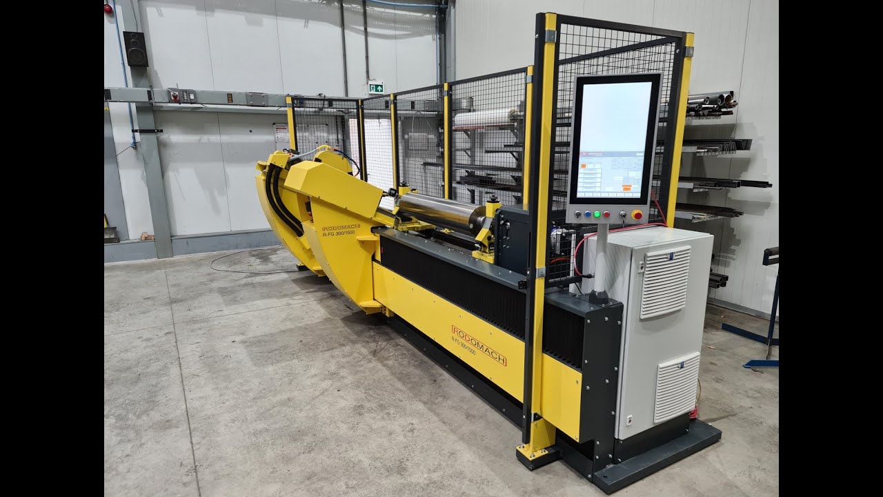 Rodomach R-FG 300/1500 Combined Fluting& Grinding Machine - YouTube