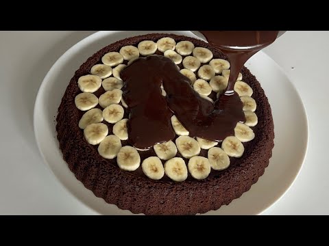 İDDALIYIM🔝ÇAY SAATLERİNİZİN VAZGEÇİLMEZİ OLACAK😋MUZLU ÇİKOLATALI TART PASTA 💯