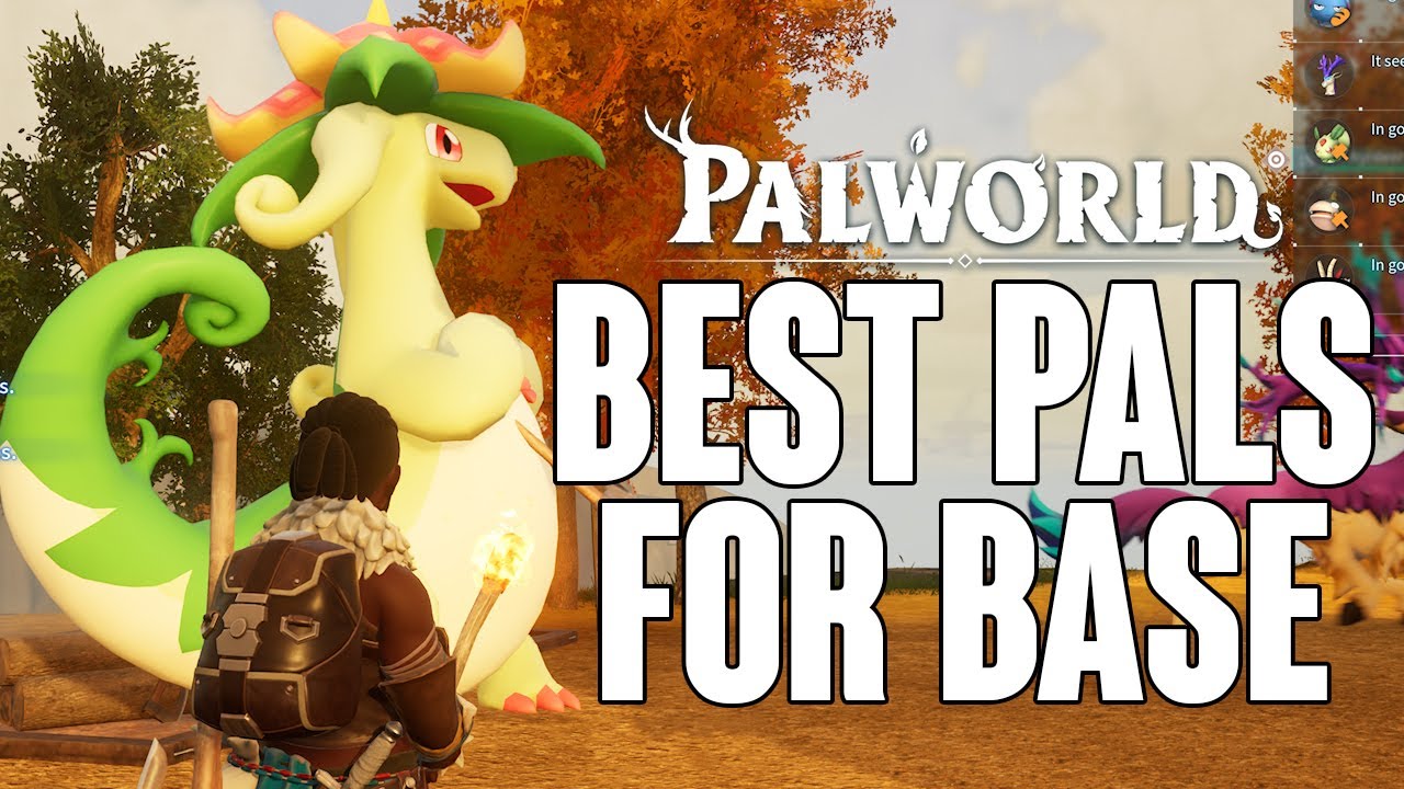 The BEST Pals For Base Building In Palworld - YouTube