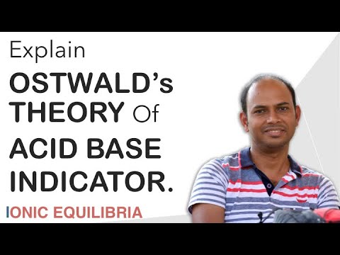 Explain Ostwald's Theory of acid base indicator - YouTube