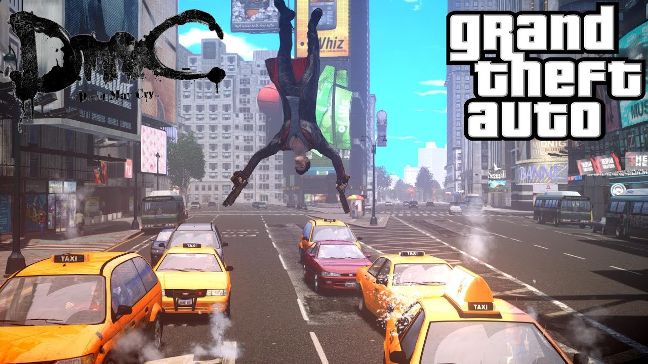 Dante Performs Rainstorm in Grand Theft Auto - Awesome Animation Mod ...
