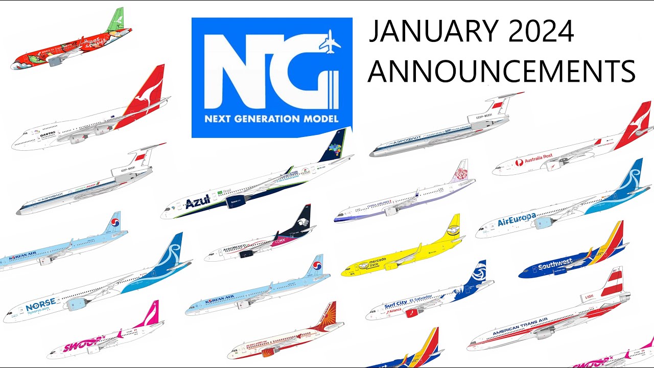 Ranking NG Models Jan 2024 400 Scale Model Announcements - YouTube