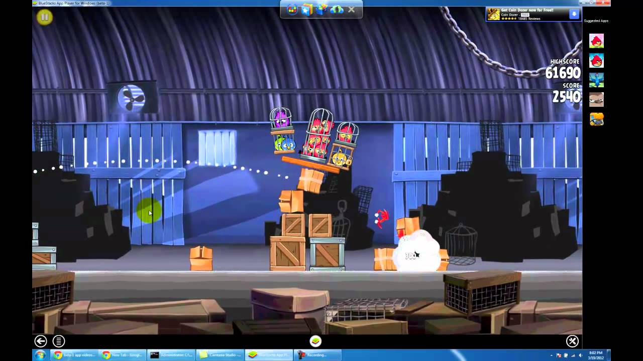 Play 'Angry Birds' in HD on your PC using BlueStacks - YouTube
