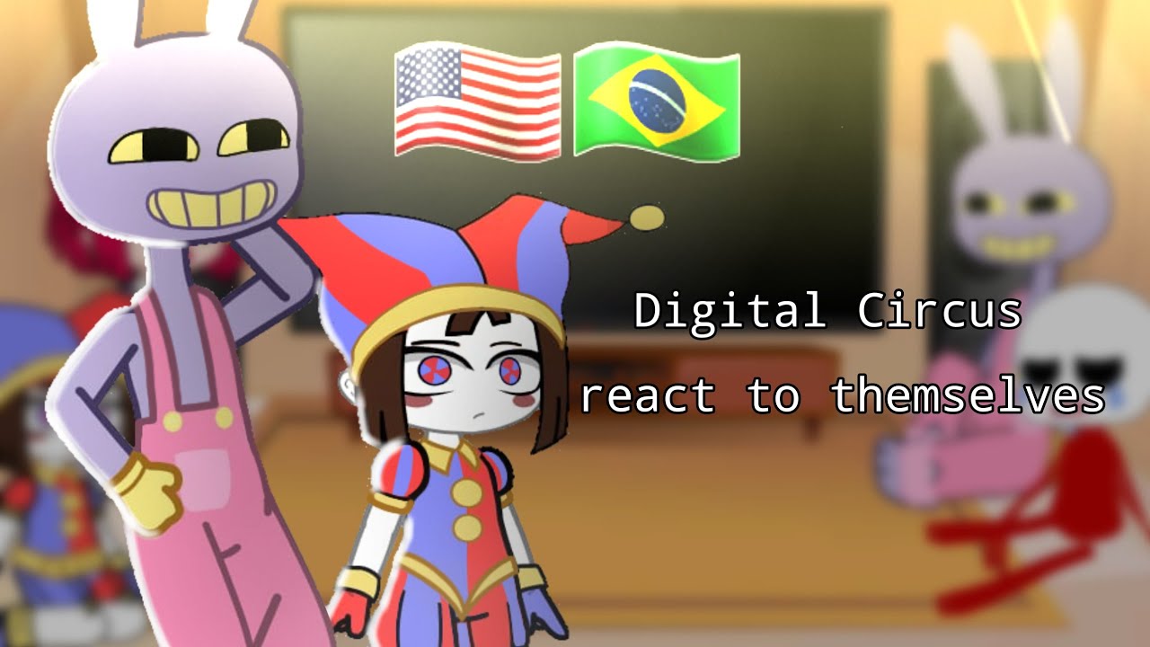 🎪The amazing digital circus reagindo a eles (Gacha Club) 🇧🇷🇺🇸 - YouTube