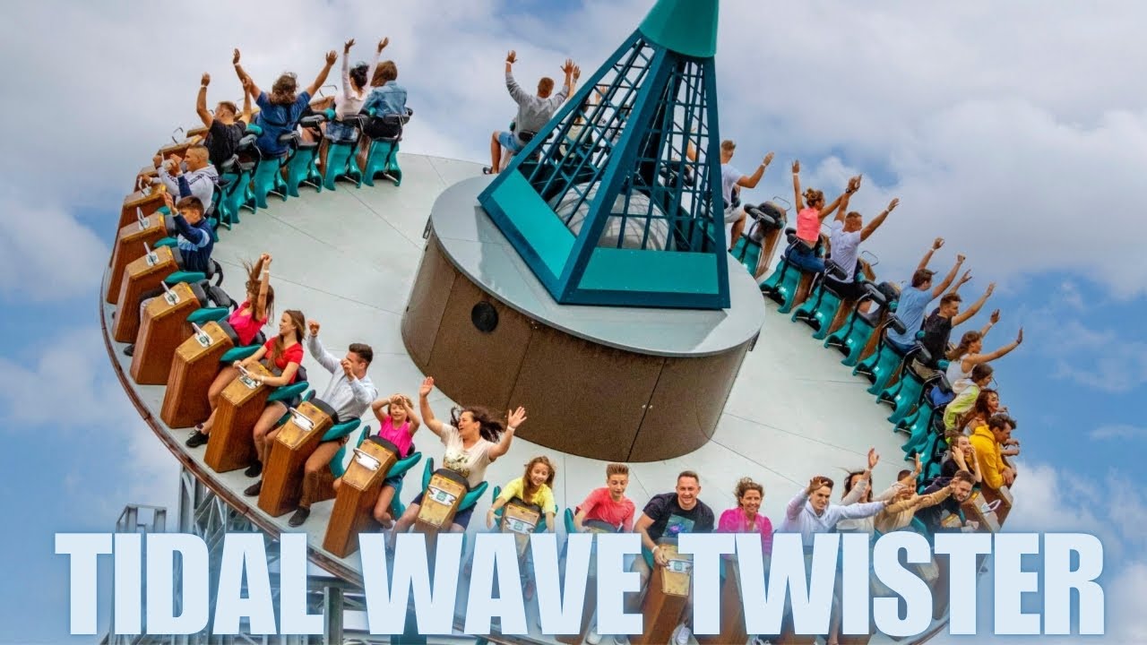 Tidal Wave Twister - Energylandia (Roller Coasters) (4K) (POV) (Zator ...