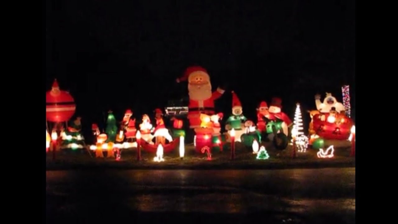 2014 Christmas Inflatable Light Mania and Pictures - YouTube
