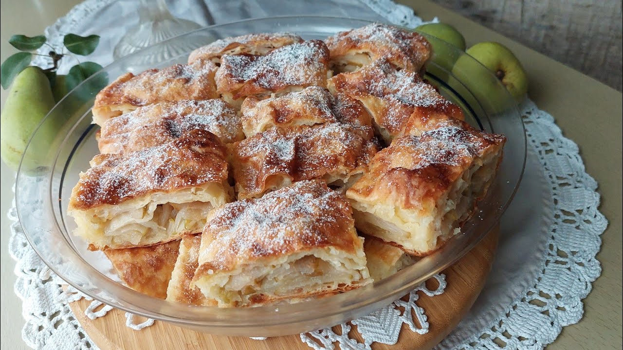 🌺 Pita sa kruškama, preukusna - Pear pie recipe 🌸 - YouTube