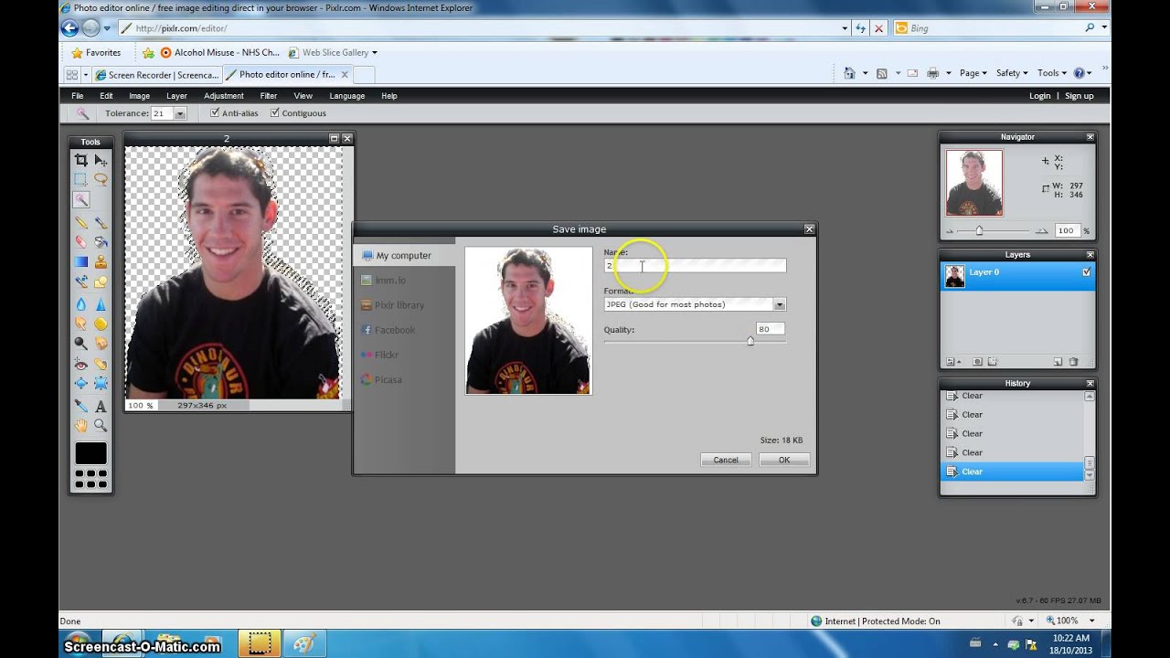 How To Use Paint, Pixlr and Comic Life to edit a photo - YouTube