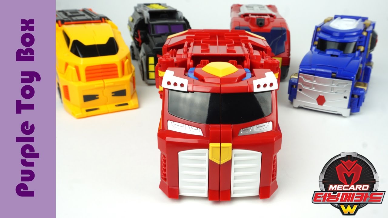메가에반 터닝메카드W 장난감 과 메가스콜피온 Mecard Mega Evan Transformer Toys - YouTube