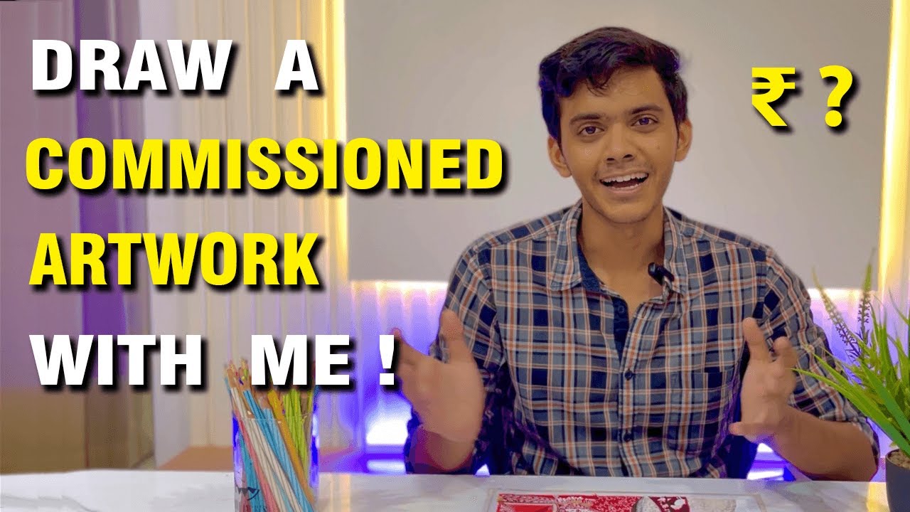 Drawing a commissioned artwork | Tips and Tricks - YouTube