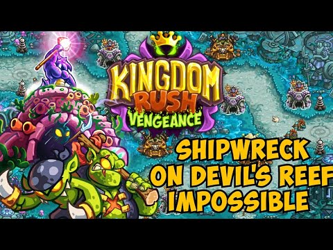 Kingdom rush Vengeance || Anurian plaza only Ogre shipwreck and Devil's ...