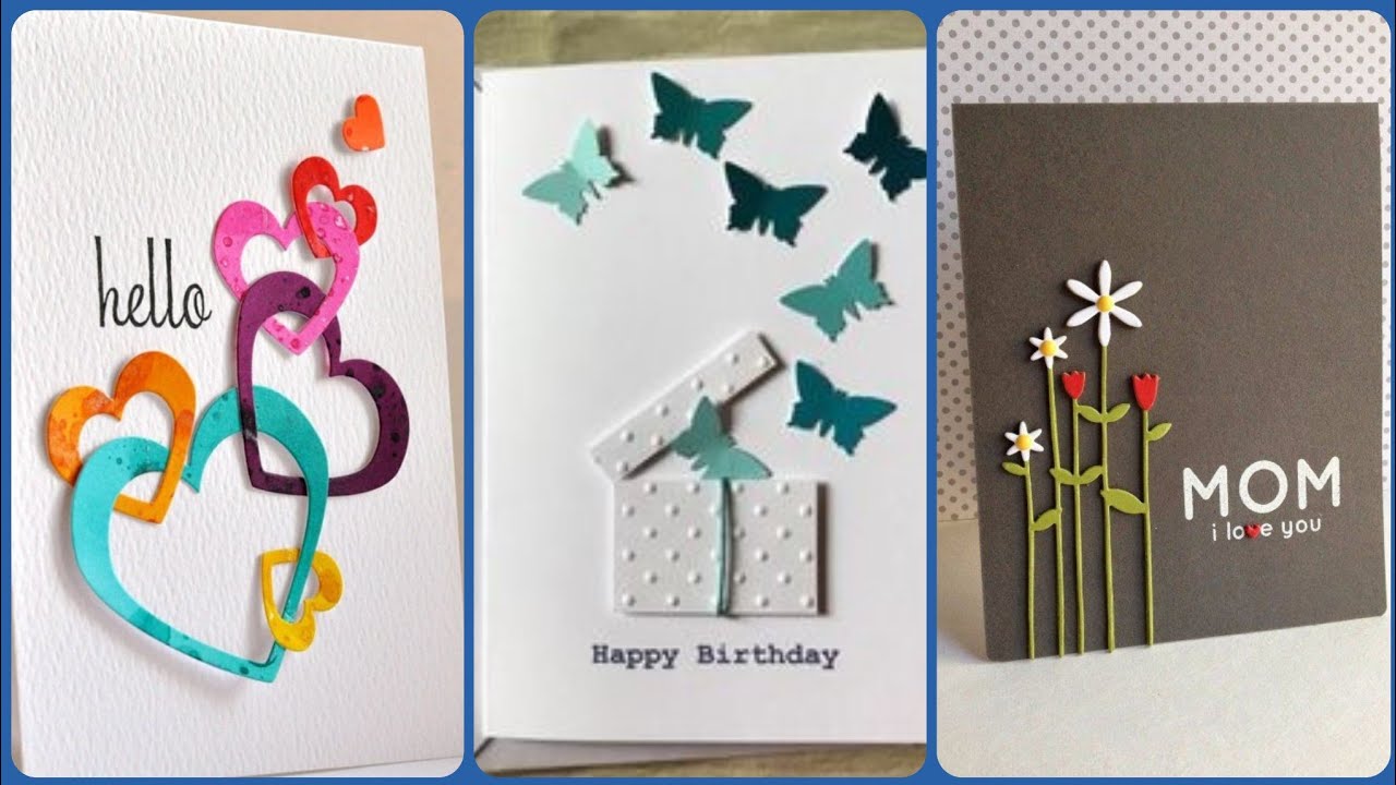 Beautiful greeting cards decor ideas - YouTube