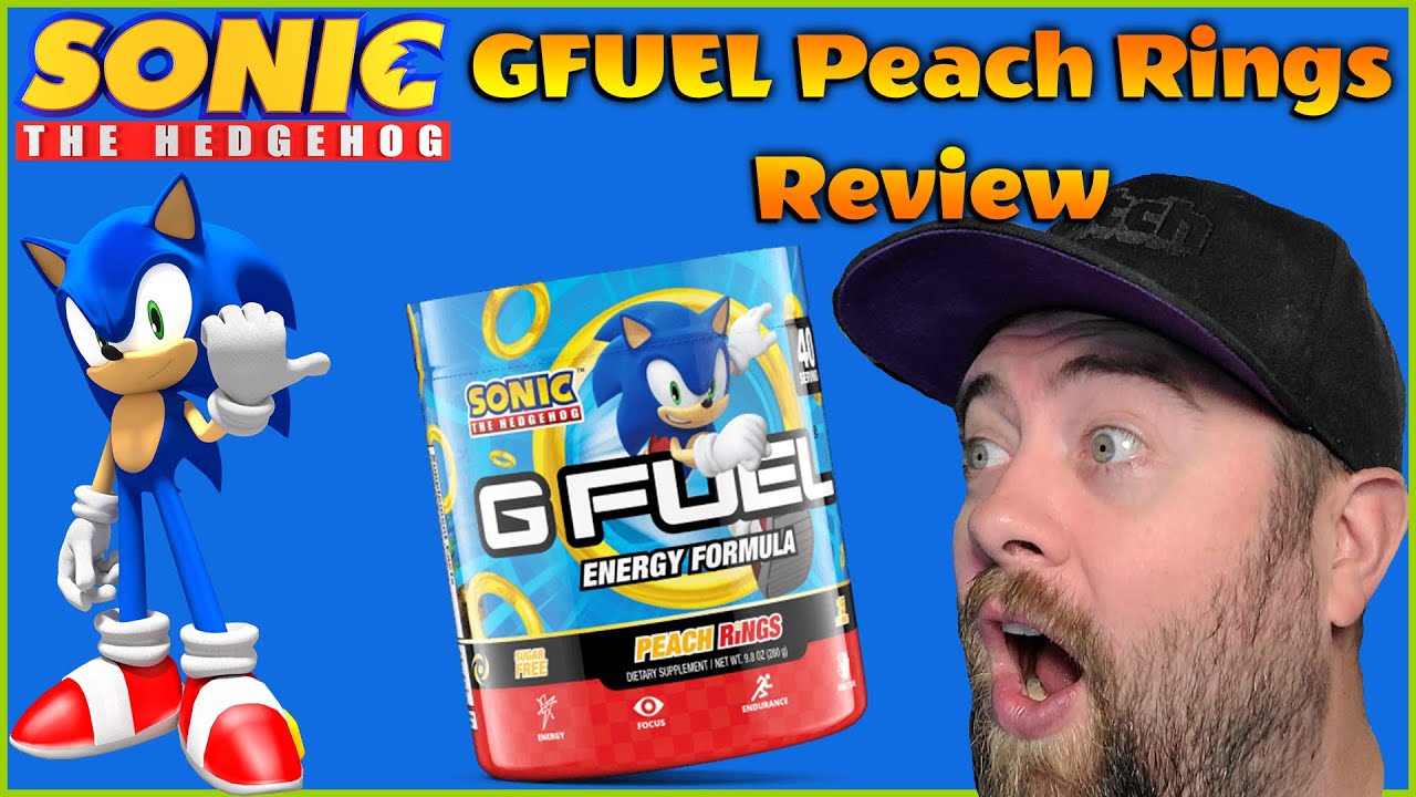 GFUEL Sonic Peach Rings Review - YouTube
