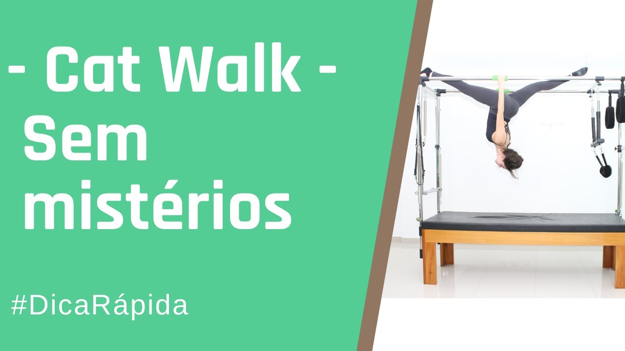 O passo a passo para o Cat Walk no Pilates Avançado Cadillac - YouTube