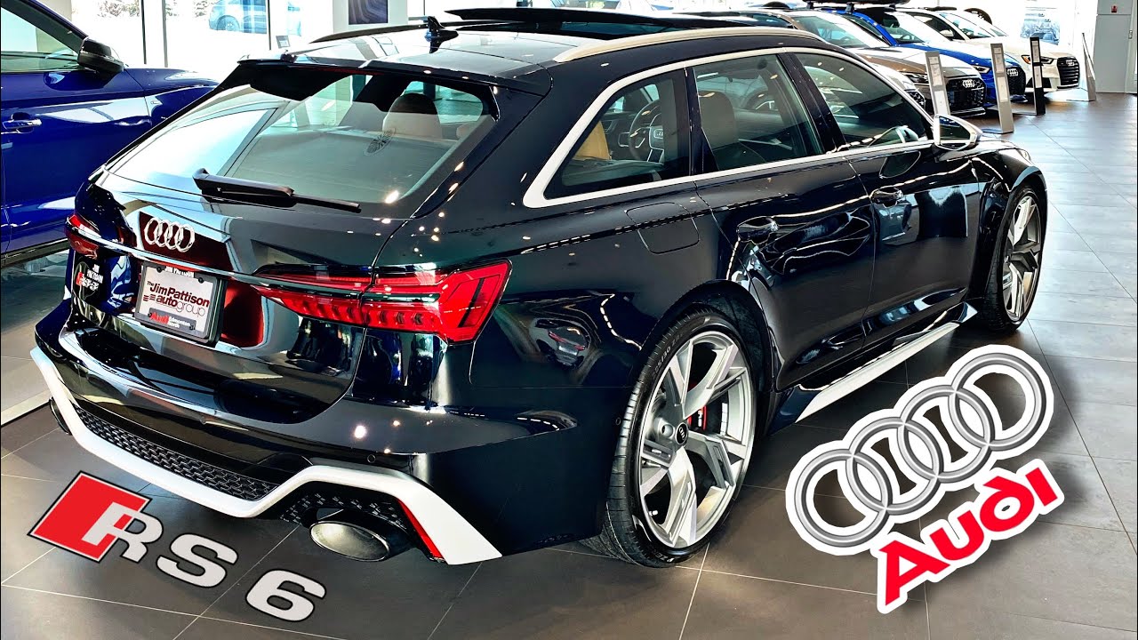 2021 Audi RS6 Avant is $150000 *FAST WAGON* Walkaround Review in [4K ...