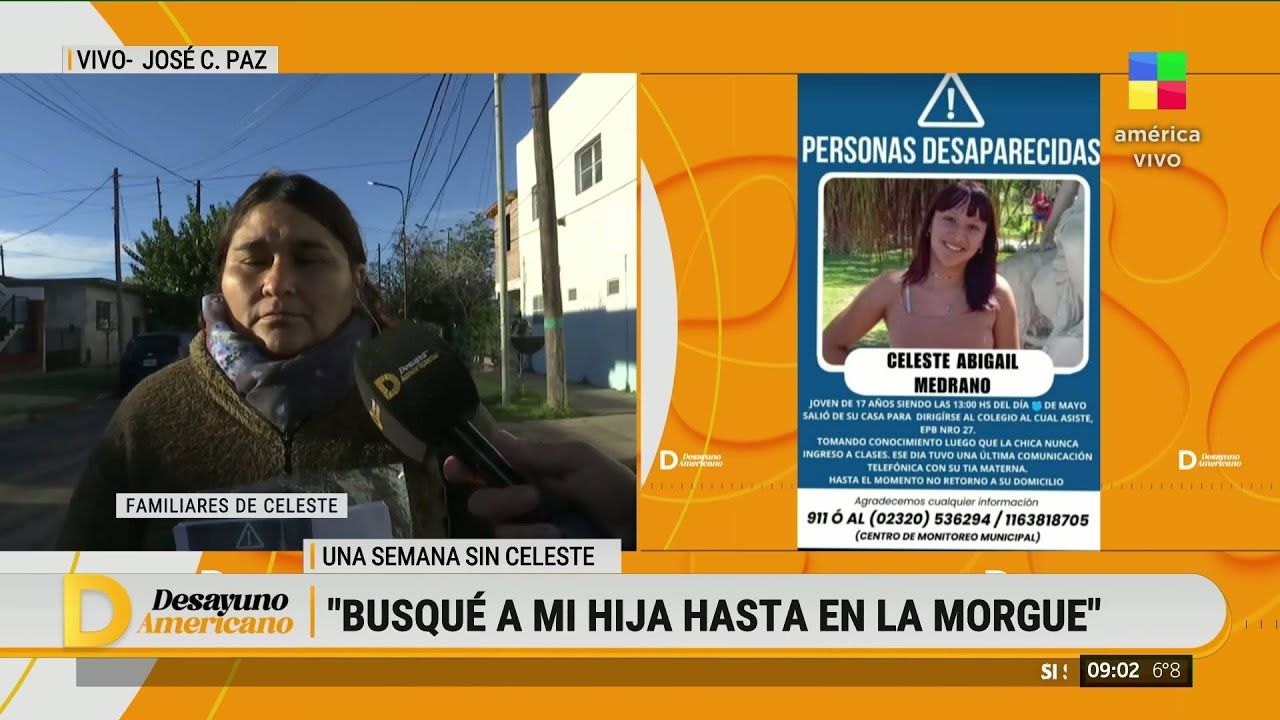 🔴 JOSÉ C. PAZ: DESESPERADA BÚSQUEDA DE CELESTE MEDRANO - YouTube