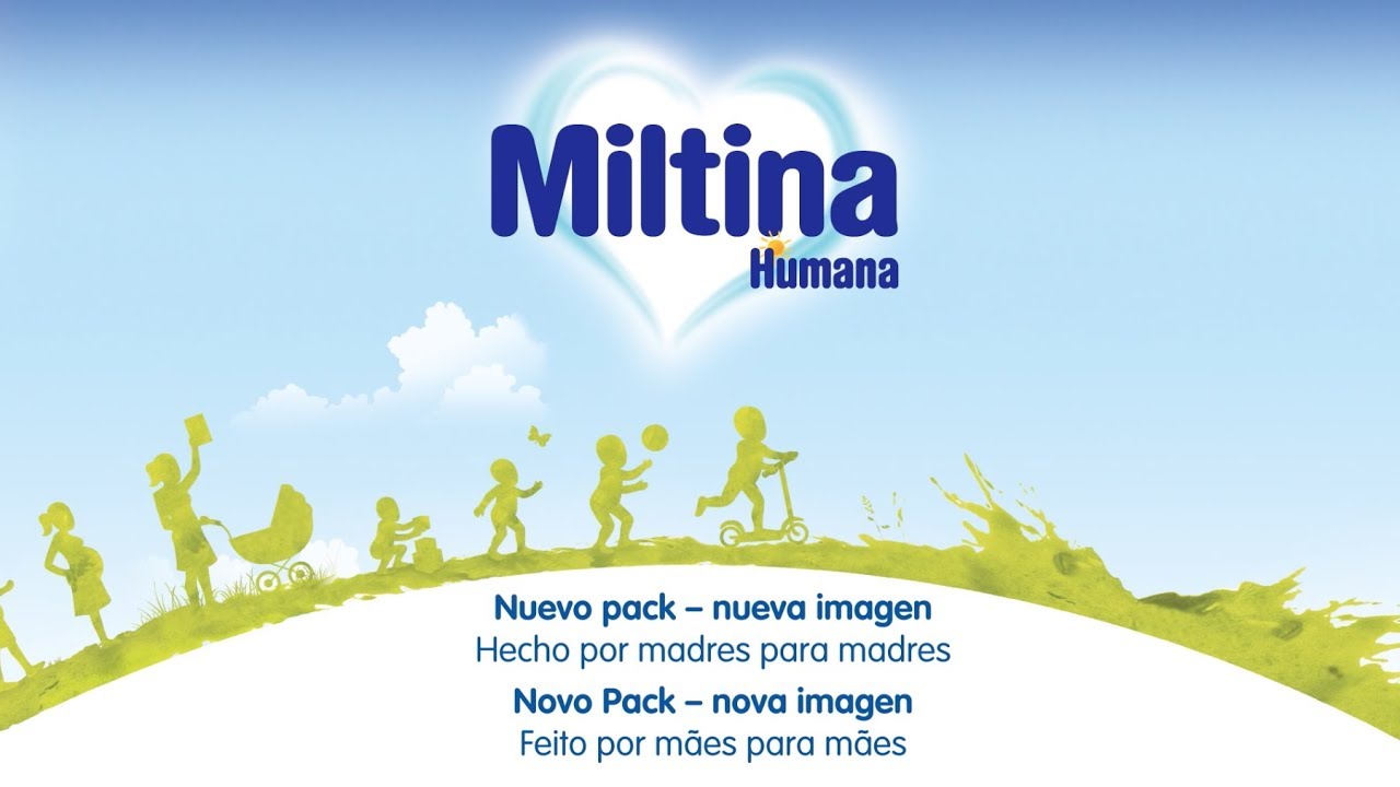 Nuevo pack, nueva imagen de las leches Miltina - YouTube