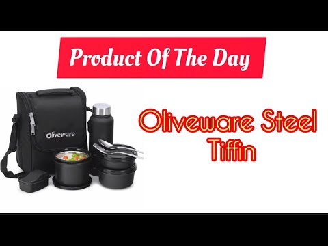Product Of The Day:Oliveware Steel Tiffin from Flipkart - YouTube