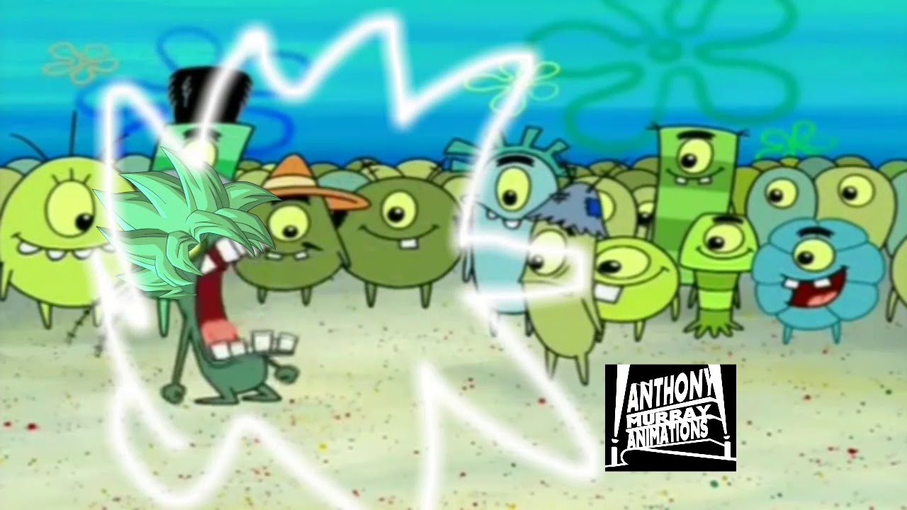 Rare footage of plankton going super saiyan - YouTube