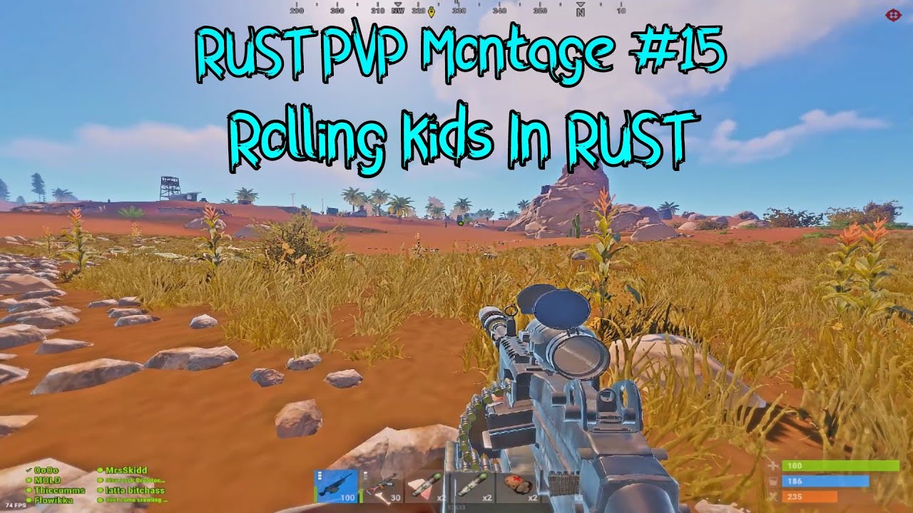 RUST PVP Montage #15 // Rolling Kids In RUST!!! - YouTube