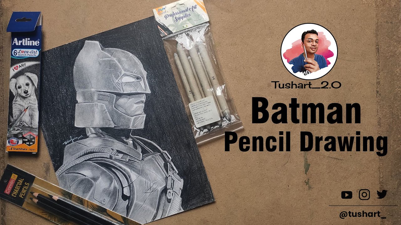 How I Draw Armored Batman | Pencil Drawing - YouTube
