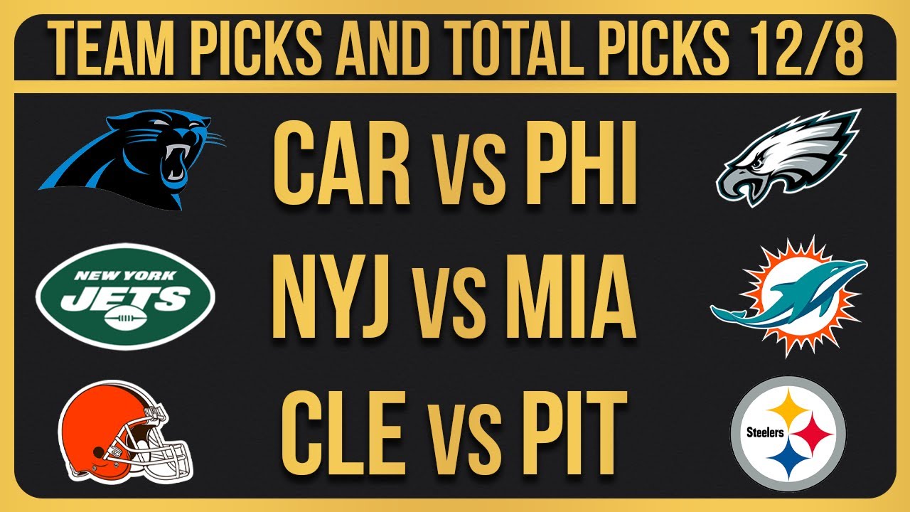 NFL Picks Today 12/8/24 NFL Week 14 Picks and Predictions - YouTube