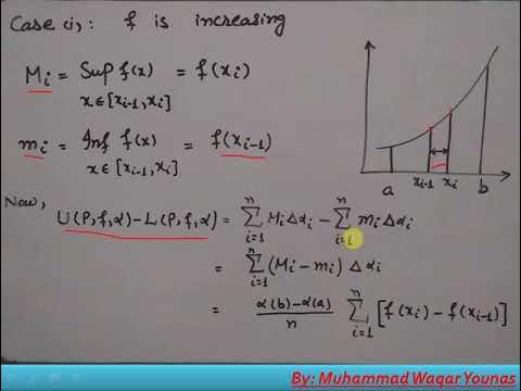 Show that Every monotonic function on [a, b] is Riemann Integrable - YouTube