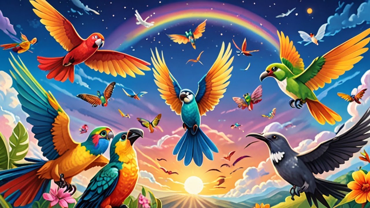 KIDS Learning | Animals of the Air Educational Video - YouTube