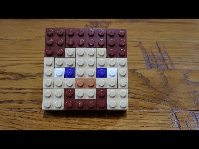 Lego Minecraft Steve Face