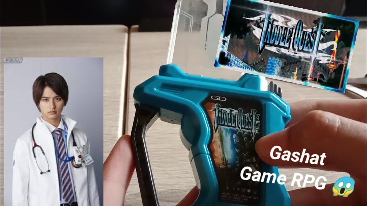 DX Unboxing Gashat Taddle Quest - YouTube