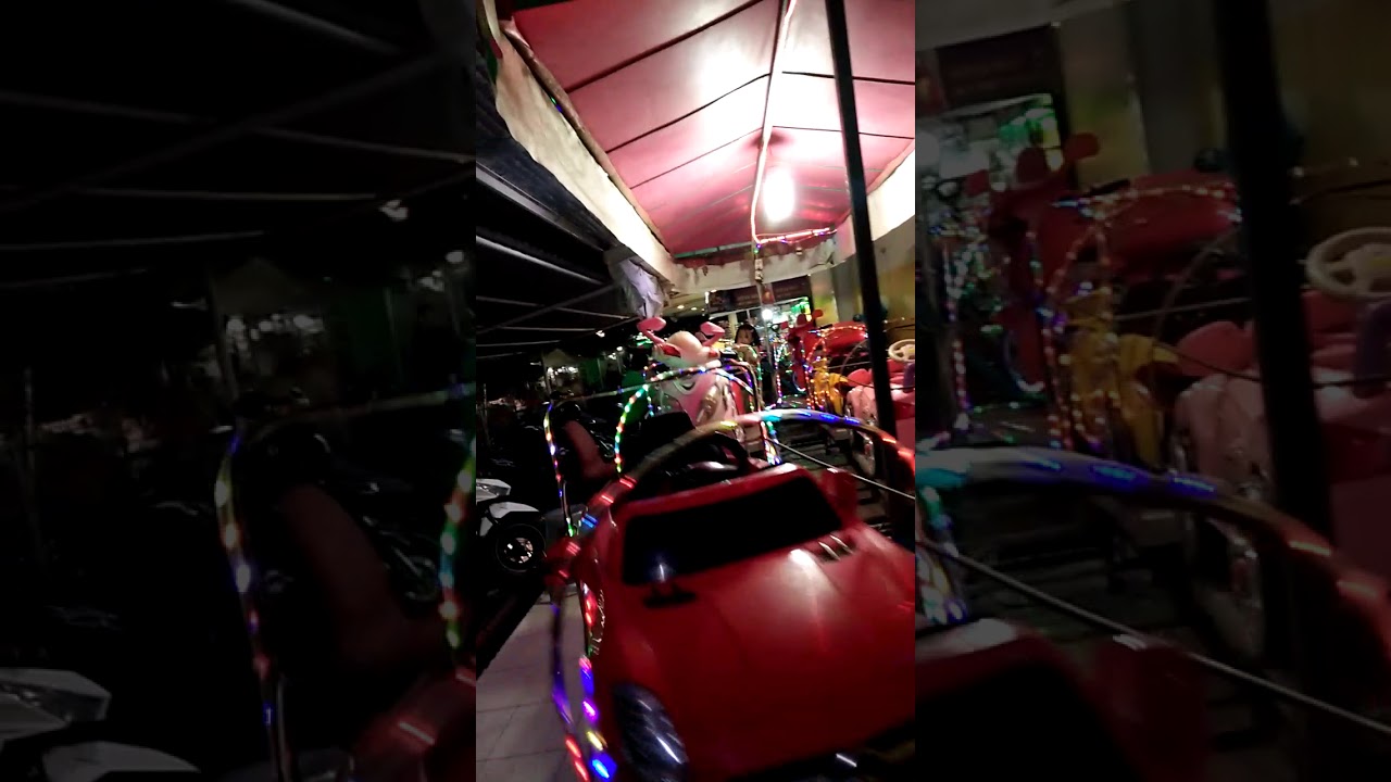 Lantisa naik odong odong - YouTube