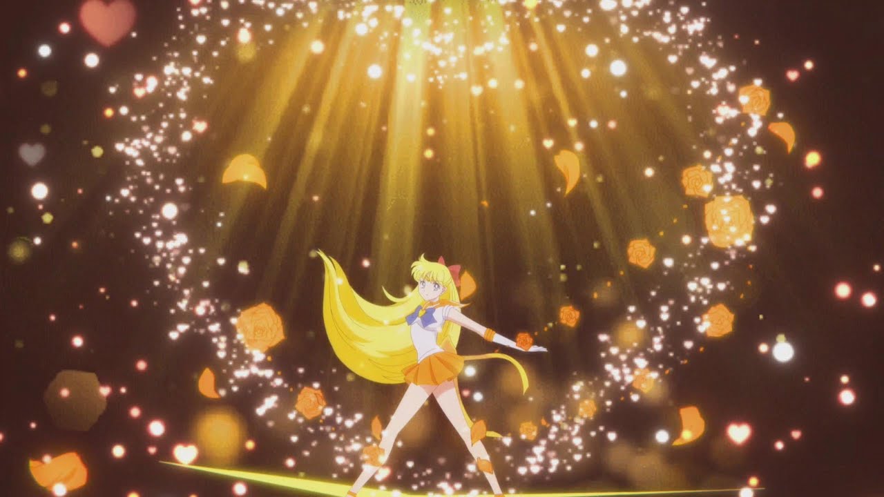 Sailor Venus Crystal Power Transformation 、Speech & attack（Special ...