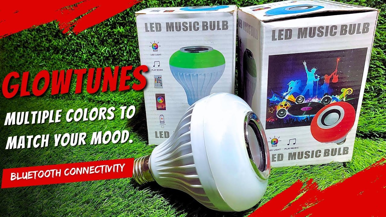 LED Music Bulb Bluetooth Connectivity: Plays music directly from your ...