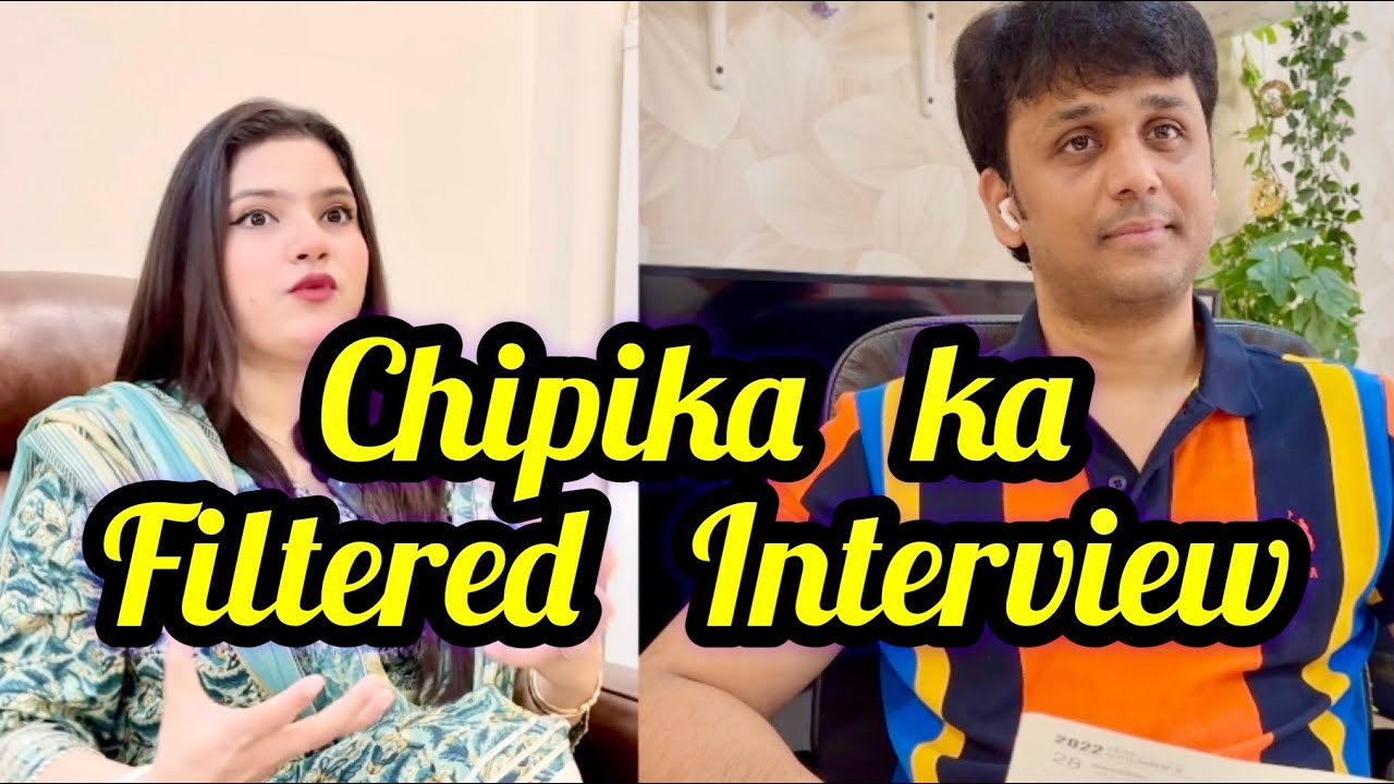 CHIPIKA ka filtered interview with CHATUKAAR PATRAKAAR #nehafaizi # ...