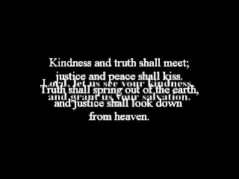 Psalm 85 Lord Let Us See Your Kindness - YouTube
