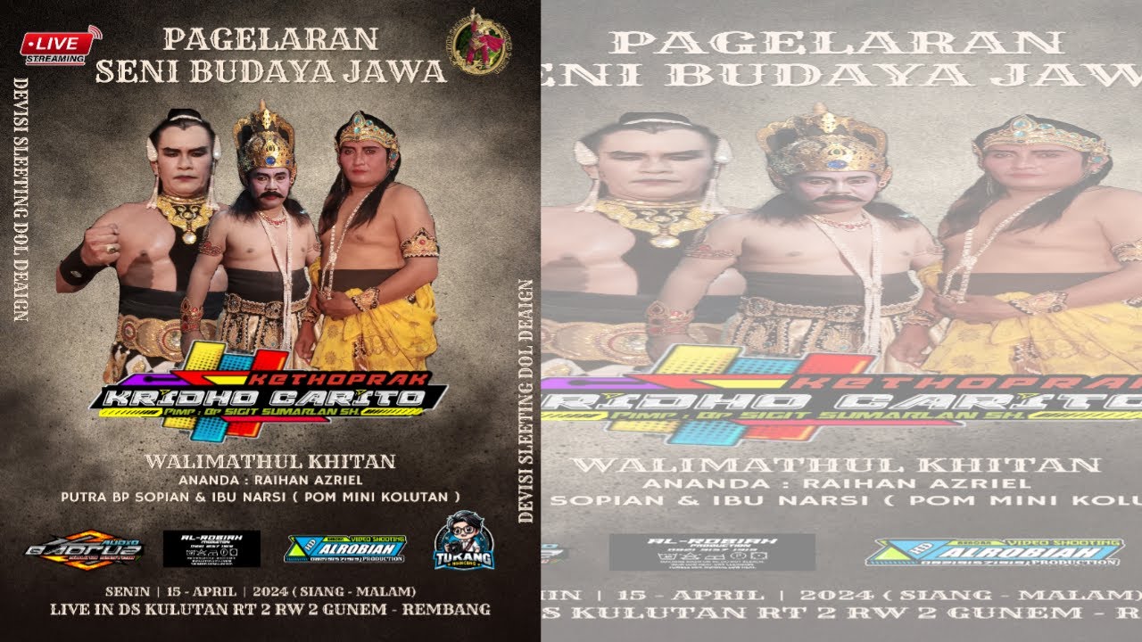 LIVE SW KRIDHO CARITO DI DS KULUTAN RT 02 RW 02 - REMBANG // BADRUS ...