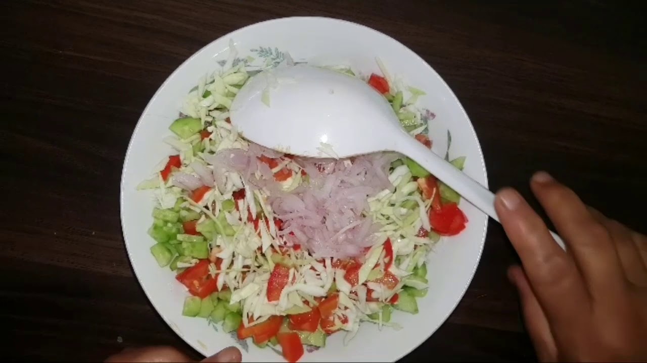 How to make kachumber salad at home| best weight loss salad for diet ...