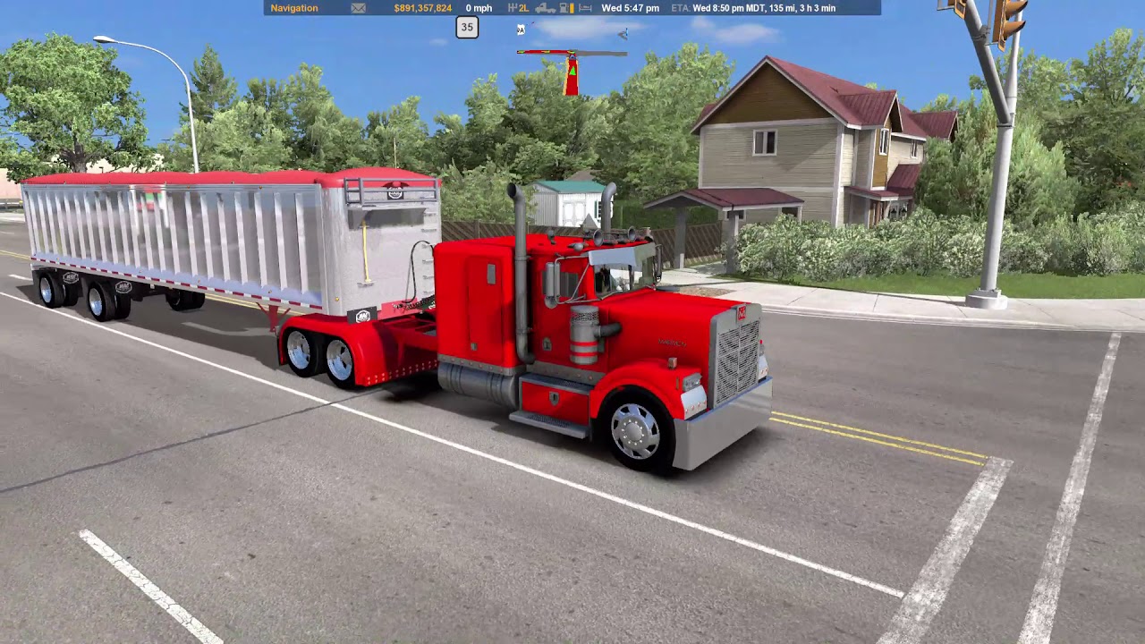 first time in UTAH * custom MARMON *dump trailer - YouTube
