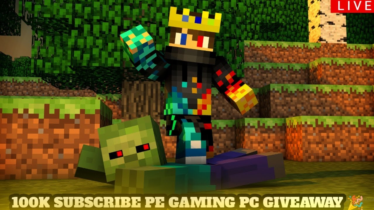 Minecraft Smp Live //Gaming PC Giveaway 😺 Hamsabke Gaming - YouTube